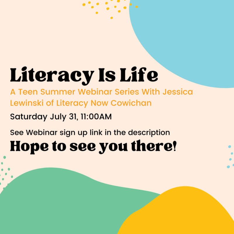 Social Awareness Teen Webinar with Jessica Lewinski – Salt Spring Literacy